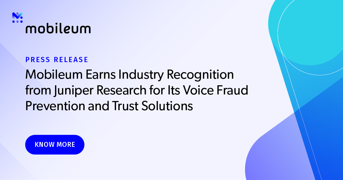 Mobileum Earns Industry Recognition from Juniper Research for Its Voice ...