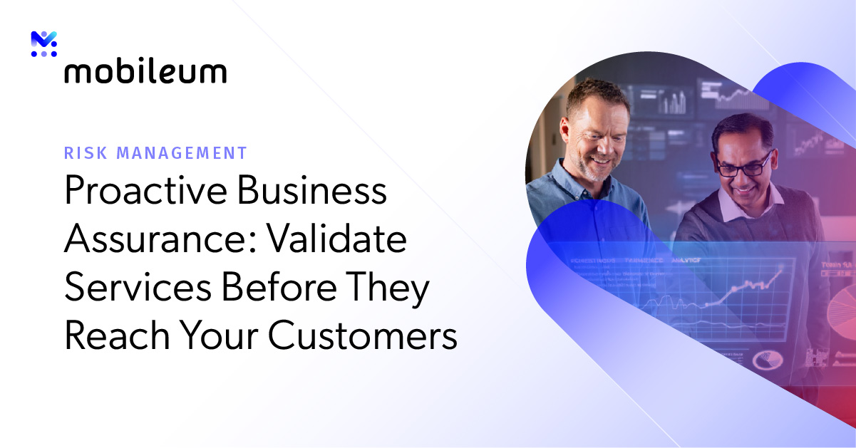 Proactive Business Assurance – Mobileum - Active Intelligence