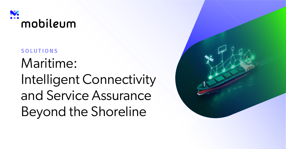 Maritime – Mobileum - Active Intelligence